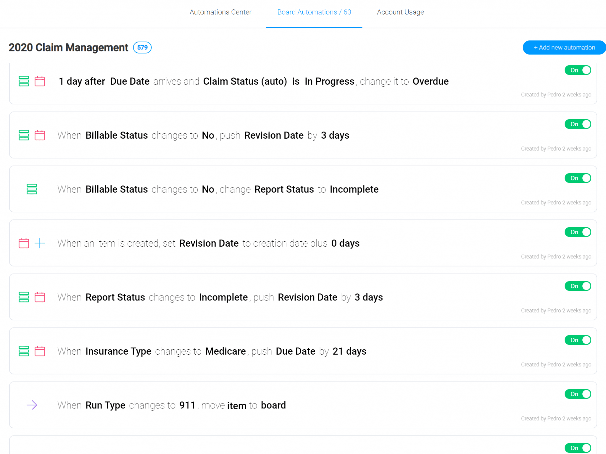 How to implement a claim management process in monday.com?