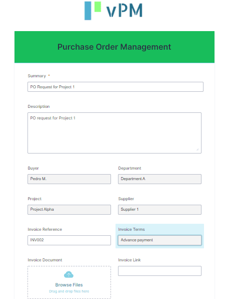 Forms with Subitems for Purchase Orders & Sample Management